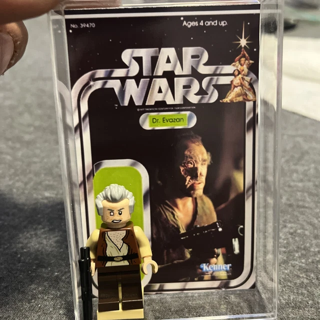 LEGO STAR WARS Rare Dr. Evazan Minifigure Display Set W/ Custom Card & Case £24.07 - PicClick UK