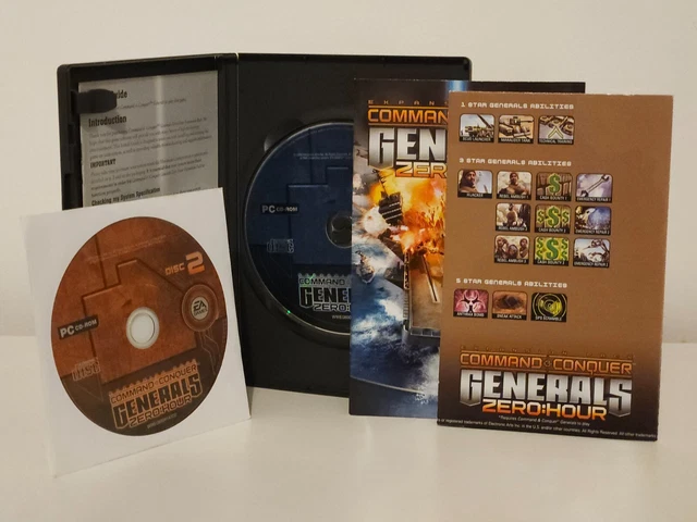 COMMAND & CONQUER Generals Zero Hour PC CD-ROM Expansion Pack ...