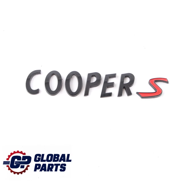 MINI COOPER R53 R55 R56 R57 Couvercle de coffre Cooper S Lettering ...