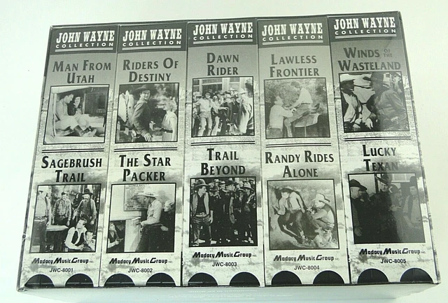 JOHN WAYNE COLLECTION VHS Black/White Sealed £17.72 - PicClick UK