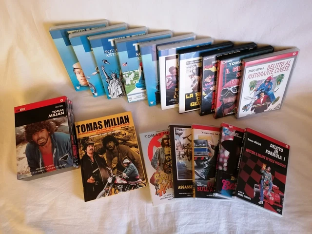 TOMAS MILIAN BOMBOLO Collezione 18 DVD + Libro + CD - Cecchi Gori ...