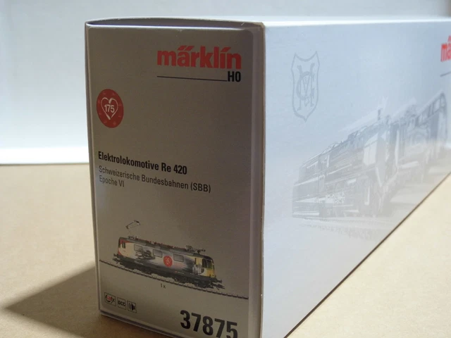 MÄRKLIN H0 37875 E-Lok Re 420 - 175 Jahre Schweizer Bahnen - digital ...