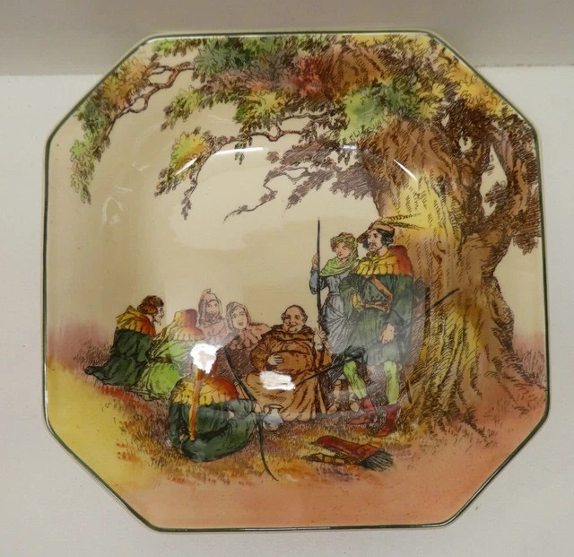 ROYAL DOULTON POTTERY Under Greenwood Tree Robin Hood And Men Bowl ...