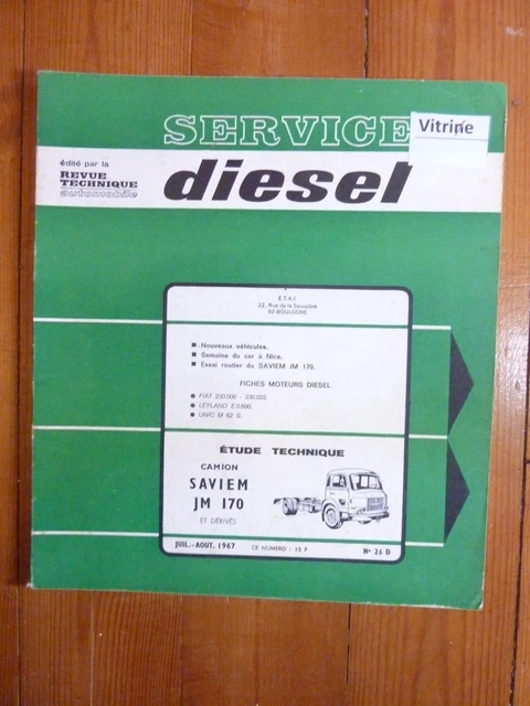 JM170 REVUE TECHNIQUE PL Man Saviem Renault Etat - Destock Occas EUR 18,00 - PicClick FR