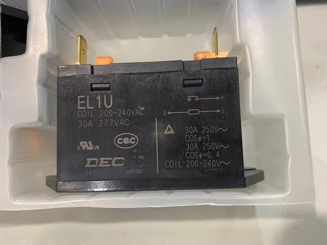 BOBINA DE RELÉ EL1U 200-240VAC 30A 277VAC nueva 1 pieza EUR 68,55 ...