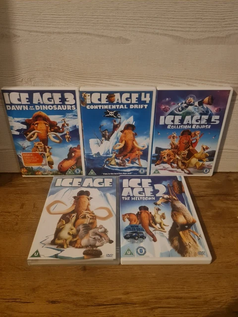 ICE AGE 1-5 Complete Collection (DVD, 2016) Animation, Adventure ...