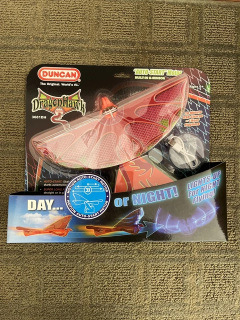 DUNCAN TOYS DRAGON Hawk Light-Up Flying Bird - Day/Night Motorized Toy ...