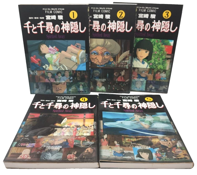 LE VOYAGE DE Chihiro STUDIO GHIBLI Film Comic Book 1-5 Set terminé Version... EUR 18,45 ...