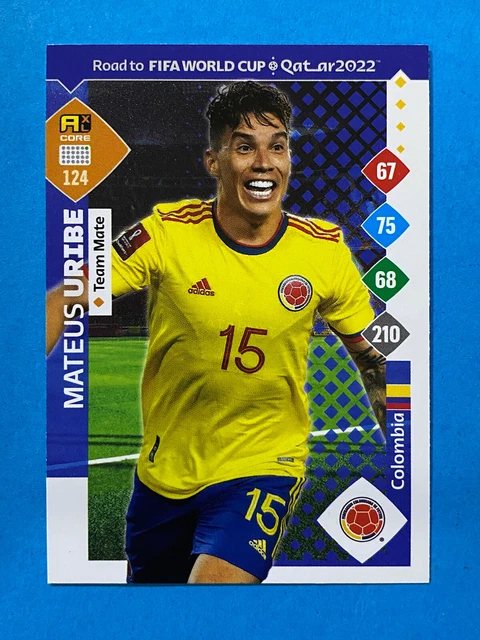 PANINI ADRENALYN ROAD to Qatar 2022 Card #124 Mateus Uribe Colombia £1. ...