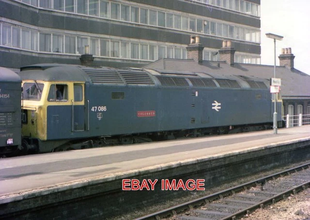 PHOTO CLASS 47 Diesel Electric Loco No. 47 086 Colossus On Station ...