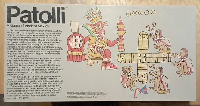 RARE VINTAGE 1980 Patolli Ancient Mexican Aztec Board Game. 100% ...