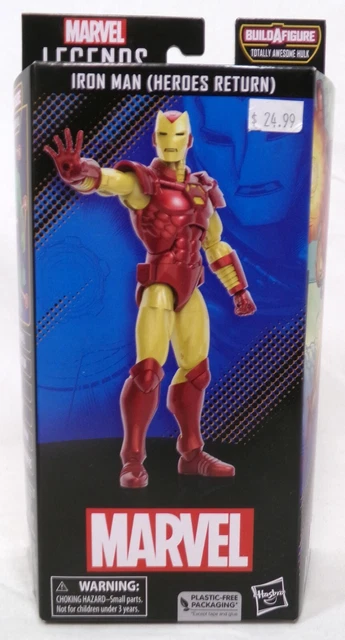 HASBRO MARVEL LEGENDS TA Hulk Heroes Return Iron Man Figurine 6" Neuve ...