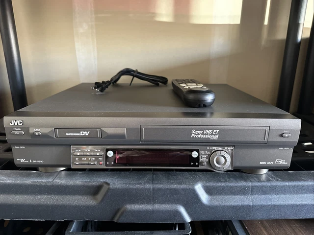 JVC MINI DV/S-VHS Video Cassette Recorder SR-VS30U - For Parts READ ...