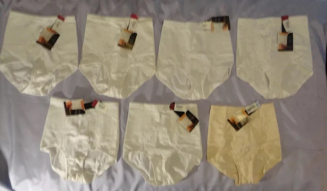 LINGERIE INTIMATE APPAREL Slim Shapewear tummy control panties lot of 7 ...