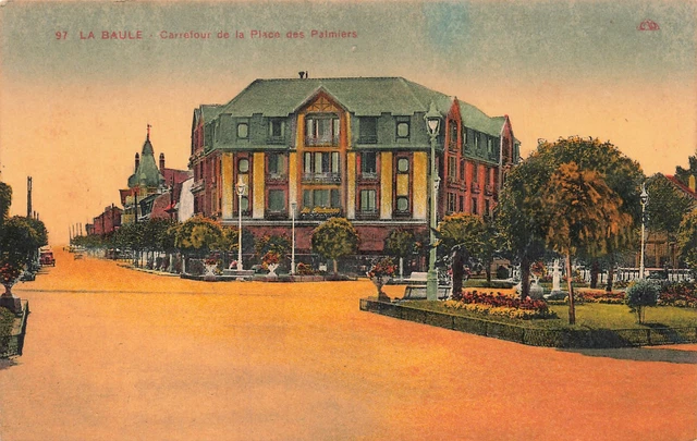 44 LA BAULE Le Carrefour De La Place Des Palmiers EUR 10,00 - PicClick FR