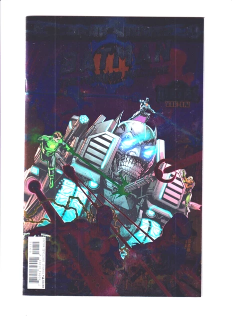 DARK KNIGHTS BATMAN The Murder Machine Metal Tie In #1 Dc Comic Foil ...