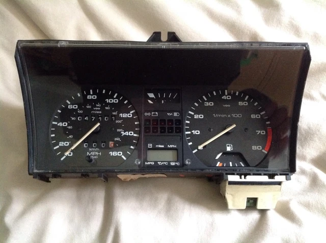 VW GOLF MK2 GTI 16V dash clocks cluster CE2 Single plug 160mph/8k rev ...