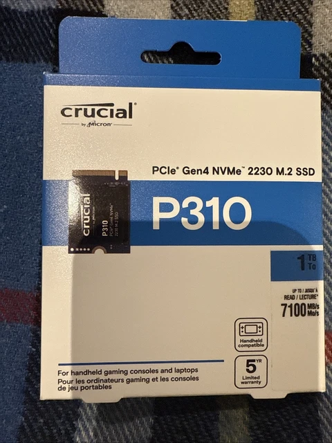 CRUCIAL P310 1TB M.2 2280 NVMe PCIe Gen4 £54.78 - PicClick UK