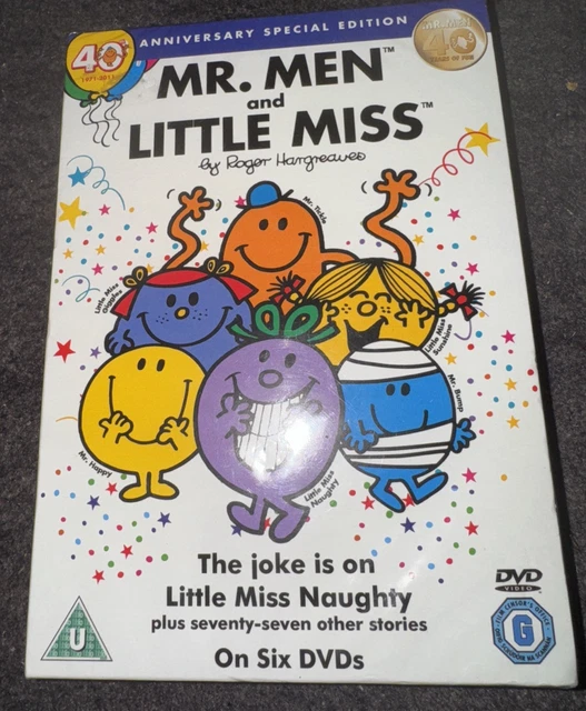 MR MEN AND Little Miss Six DVDs 40th Anniversary Special Edition £5.44 ...