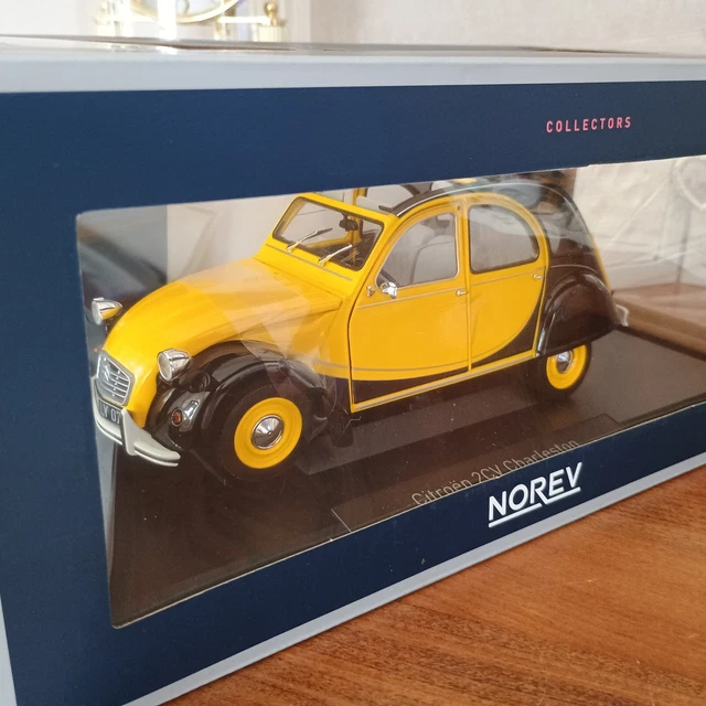 CITROEN 2CV CHARLESTON jaune/noir de 1982 NOREV échelle 1/18e neuf EUR ...