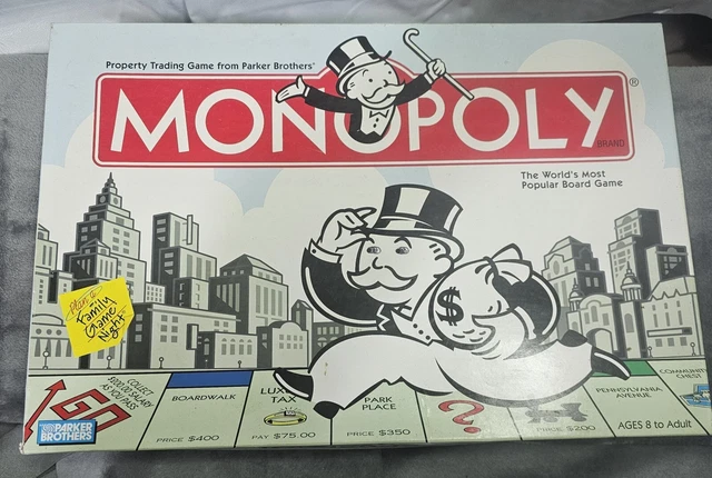 MONOPOLY BOARD GAME Original Parker Brothers Classic Edition 2004 £11. ...