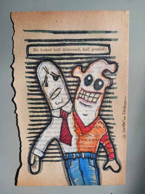 BOOK PAGE LOWBROW Outsider Weird Art BLOCKHEADS G Desiree Petersen - It ...