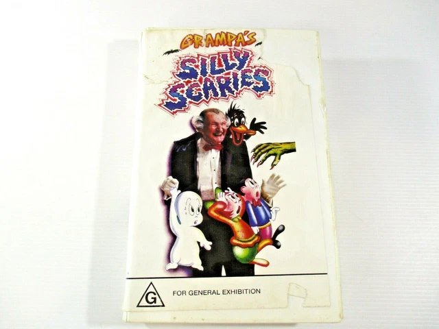 GRAMPA'S SILLY SCARIES Large Case Vintage VHS G PAL 1990s Inlay-Fair ...