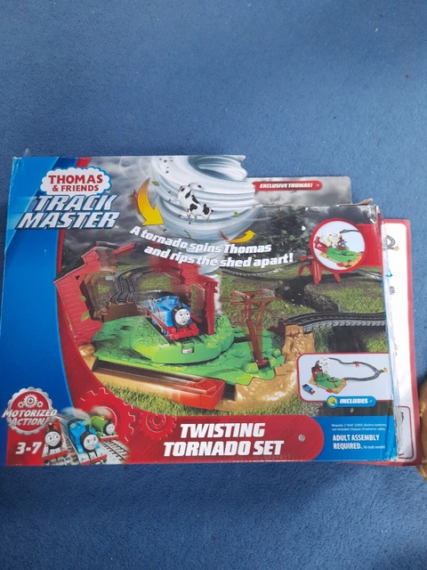 THOMAS AND FRIENDS Trackmaster Twisting Tornado set. Original Packaging ...