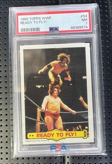 1985 TOPPS ANDRE The Giant WWF prêt à voler ! #53 PSA 7 Jimmy Snuka EUR ...