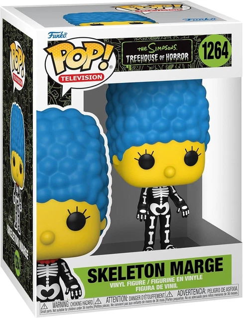 FUNKO POP! TV The Simpsons Skeleton Marge Simpson Vinyl Figure 3.75 ...