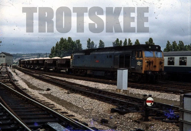 35MM SLIDE BR British Rail Diesel Loco Class 50 50022 Newton Abbot 1979 ...