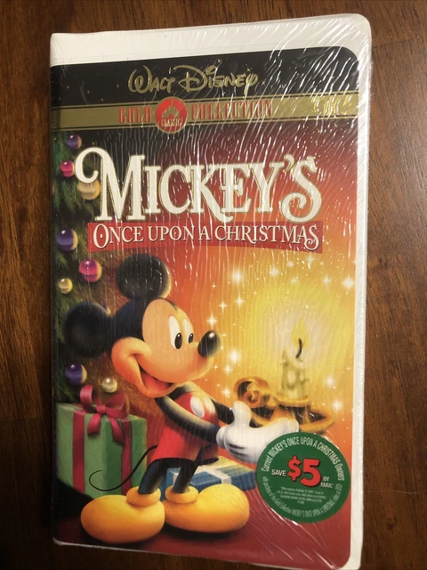 MICKEYS ONCE UPON a Christmas (VHS, 2000) Walt Disney Gold Collection ...