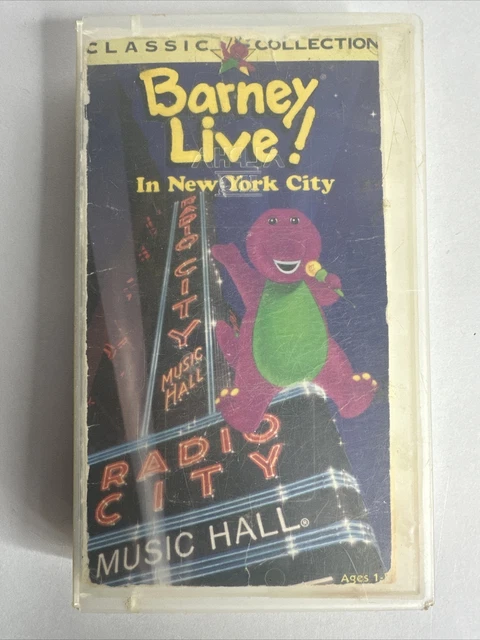 BARNEY - LIVE In New York City (VHS, 1994, Classic Collection) £11.94 ...