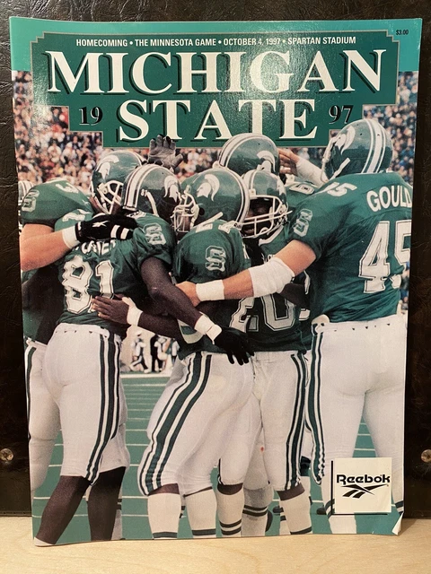 1997 MICHIGAN STATE MSU vs Minnesota programme de football EUR 2,46 ...
