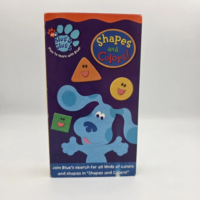 BLUES CLUES - Shapes and Colors (VHS, 2003) £10.64 - PicClick UK