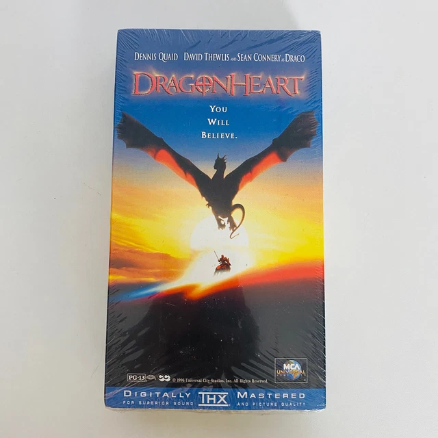 DRAGONHEART (1996) VHS - Dennis Quaid, Sean Connery - Fantasy Adventure ...