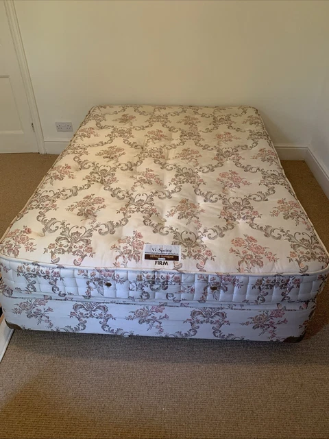 HERALD SUPREME DOUBLE Vi-Spring Firm Mattress And Bed £250.00 - PicClick UK