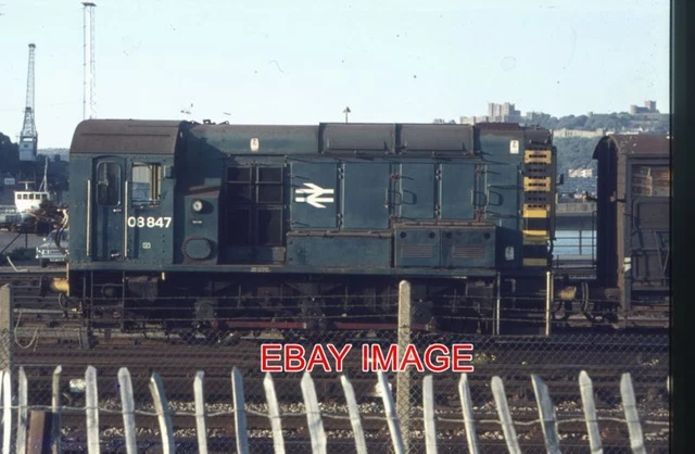 ORIGINAL 35MM SLIDE CLASS 08 SHUNTER LOCO NO 08847 AT DOVER 9/76 £3.75 ...