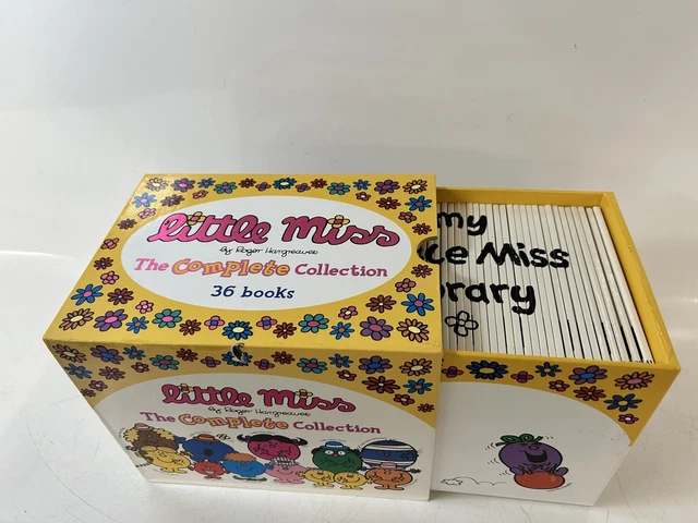 LITTLE MISS BOX Set Complete Collection Mr Men 35 Books Roger ...
