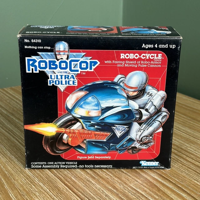 VINTAGE KENNER ROBOCOP & The Ultra Police Robo-Cycle 1988 Boxed With ...