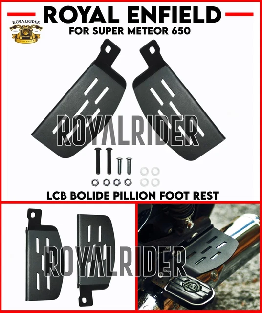 ROYAL ENFIELD &LCB BOLIDE PILLION FOOT REST" For Super Meteor 650 EUR ...