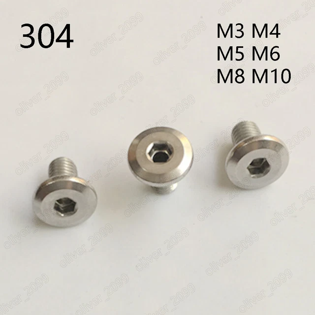 M4 M5 M6 M8 M10 Stainless Steel Furniture Connector Hex Flat Hollow Screw Bolt $28.01 - PicClick AU
