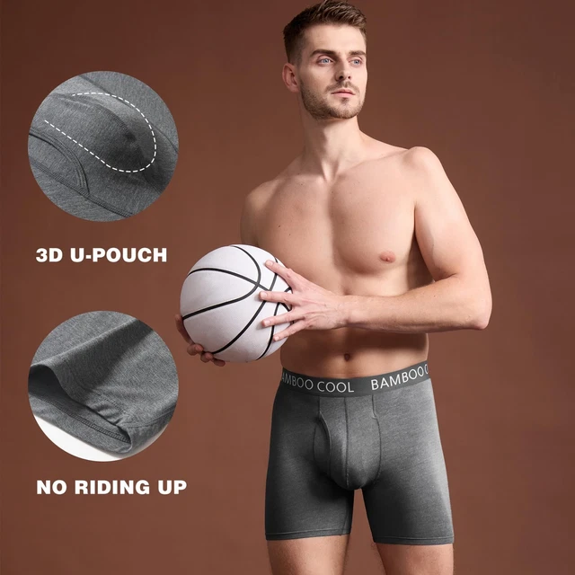 BAMBOO COOL MENS Ultra Comfortsoft Underwear Moisture Wicking ...