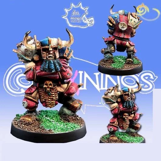 MEIKO MINIATURES EVIL Dwarves Team Dwarf Blocker No 2 (Resin) £7.99 ...