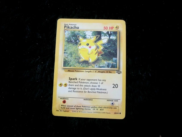 Rare Pikachu Pokemon Card Original 1995 Great Condition 50 Hp 6064 Eur 1871 Picclick Fr