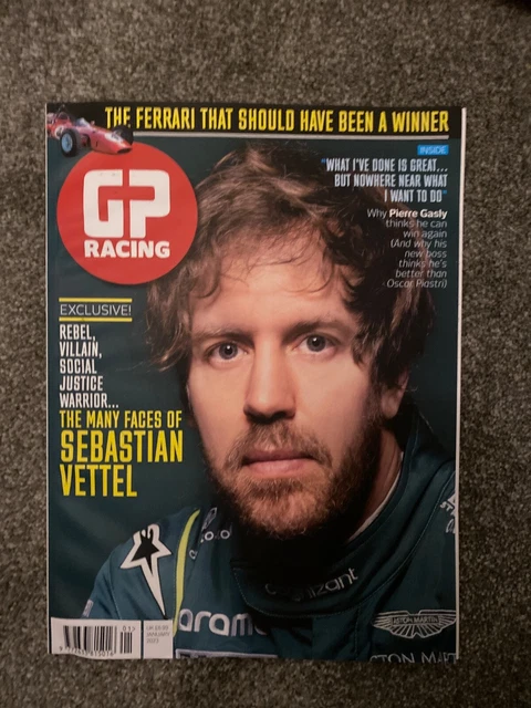 GP (PREV F1) Racing Magazine January 2023 Sebastian Vettel Brand New £2 ...