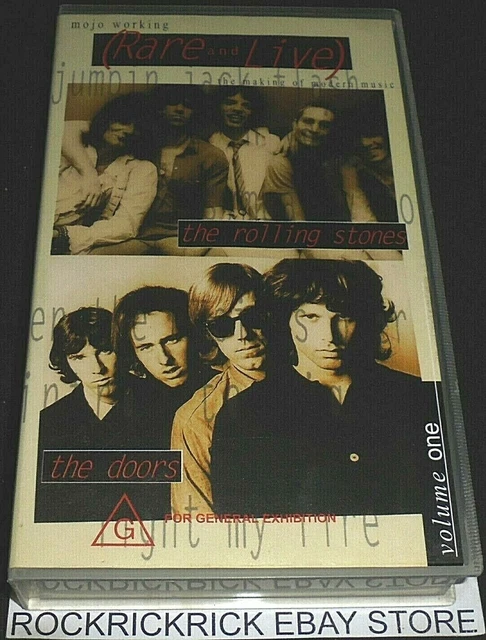 RARE AND LIVE The Rolling Stones / The Doors Volume One Vhs Tape $11.00 ...