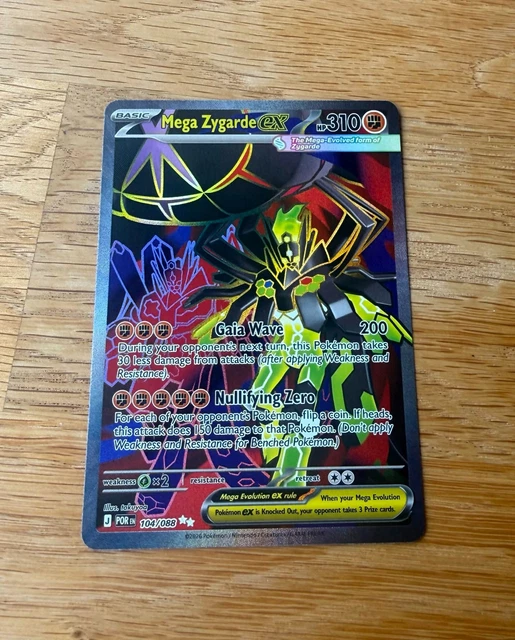 MEGA ZYGARDE EX 104/088 Me03: Perfect Order Holo nm £8.50 - PicClick UK
