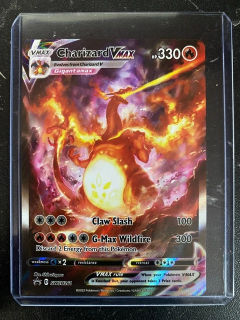 POKÉMON TCG CHARIZARD VMAX SWSH Black Star Promos SWSH261 Holo Promo ...