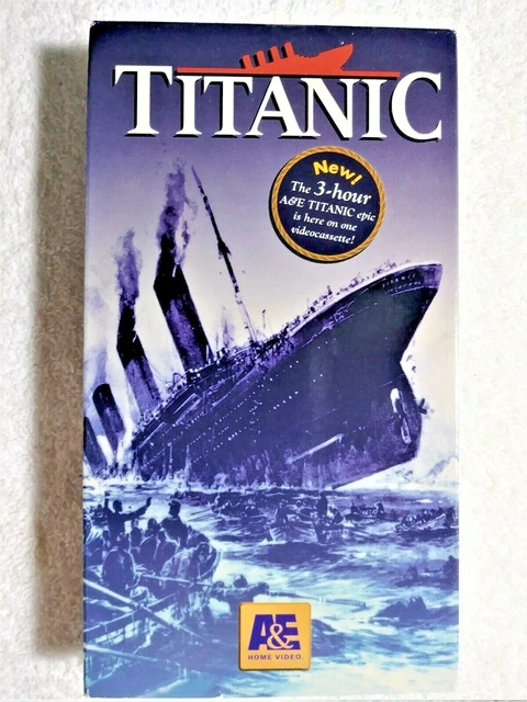 TITANIC - A&E 3 Hour Documentary VHS Video 1994 1997 FULLY TESTED WORKS ...